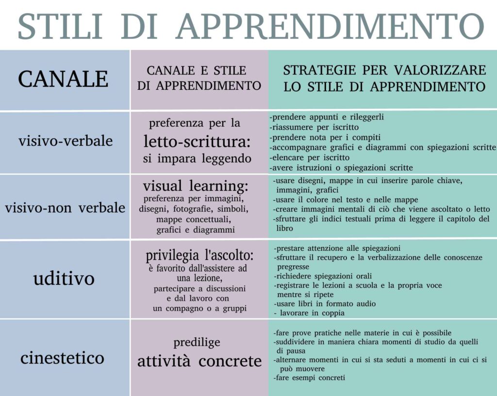 Processi cognitivi dell’apprendimento e stili di apprendimento – GIFTED ...